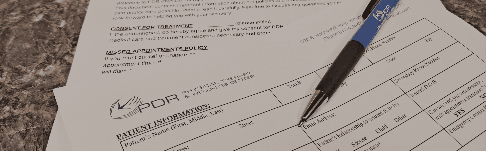 Patients' Forms - PDR Physical Therapy and Wellness Center